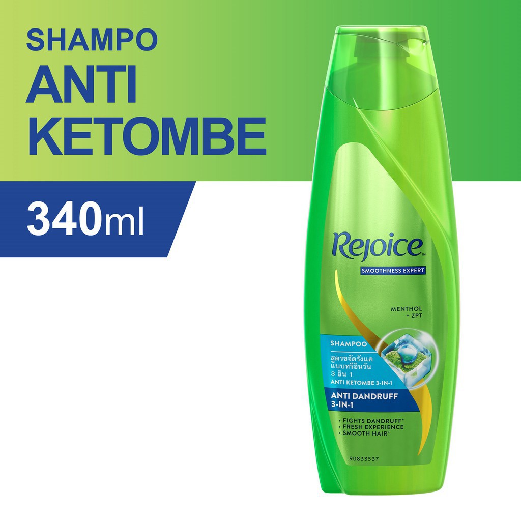 Jual Rejoice Shampoo Anti Dandruff 3 in 1 340ml P&G | Shopee Indonesia
