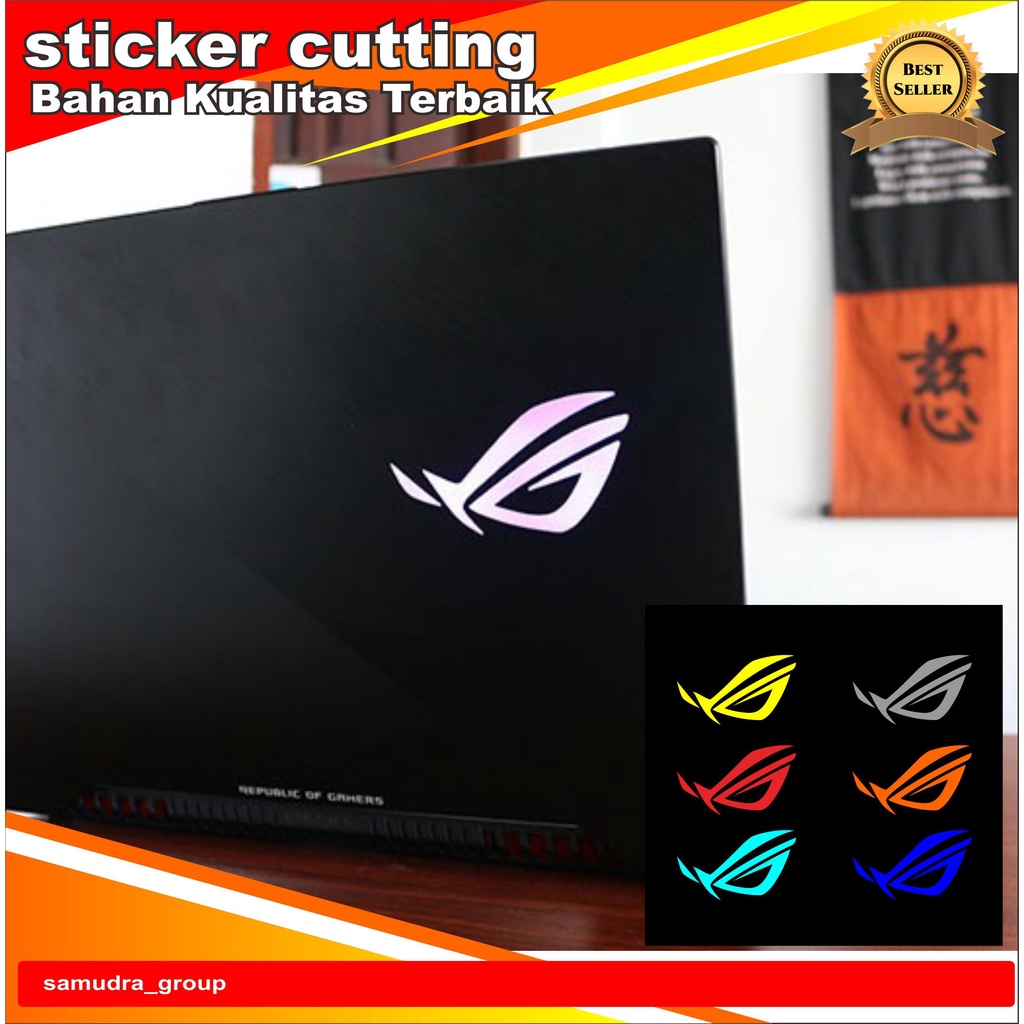Jual Stiker cutting logo rog untuk hp laptop dll | Shopee Indonesia