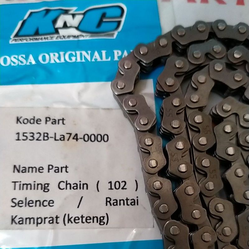 Jual Rantai Kamprat, Timing Chain (102L) Tossa Hercules & Viar Cross X ...