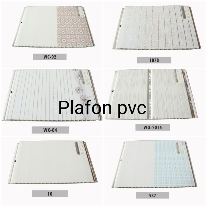 Jual plafon pvc lebar 20cm tebal 8mm Indonesia|Shopee Indonesia