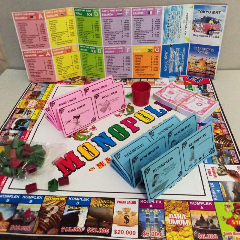 Jual Mainan Monopoli Mancanegara Dan Karakter Mainan Anak Edukasi ...