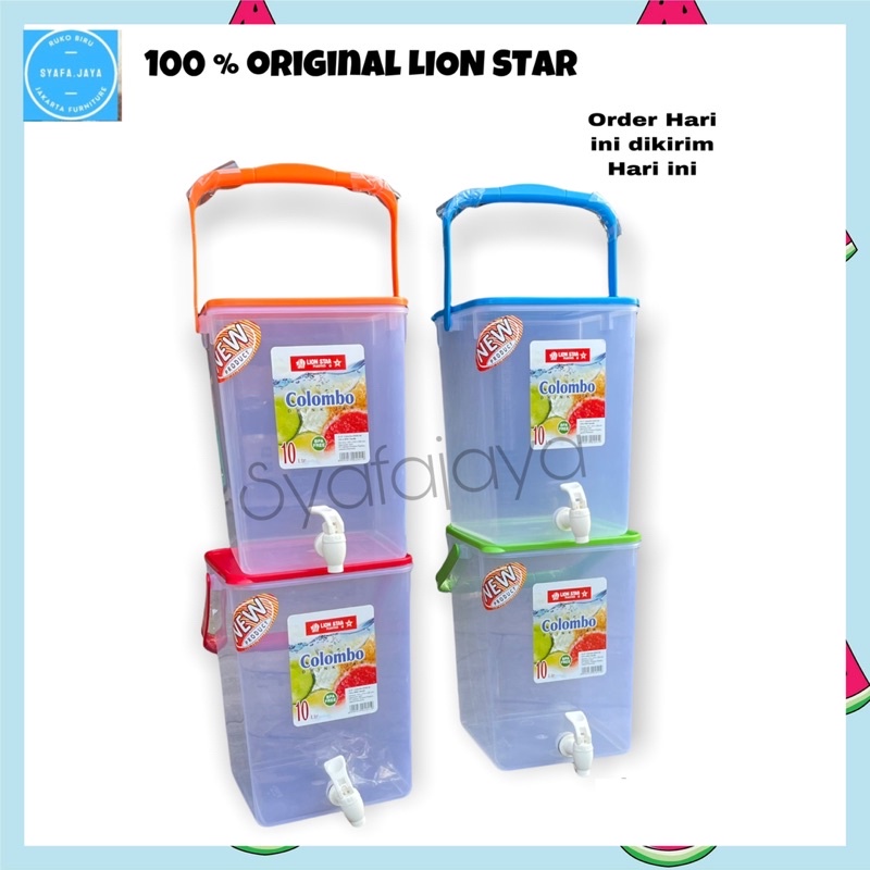 Jual LION STAR - Colombo Dispenser Air Drink Water Jar D 37 10 Liter ...