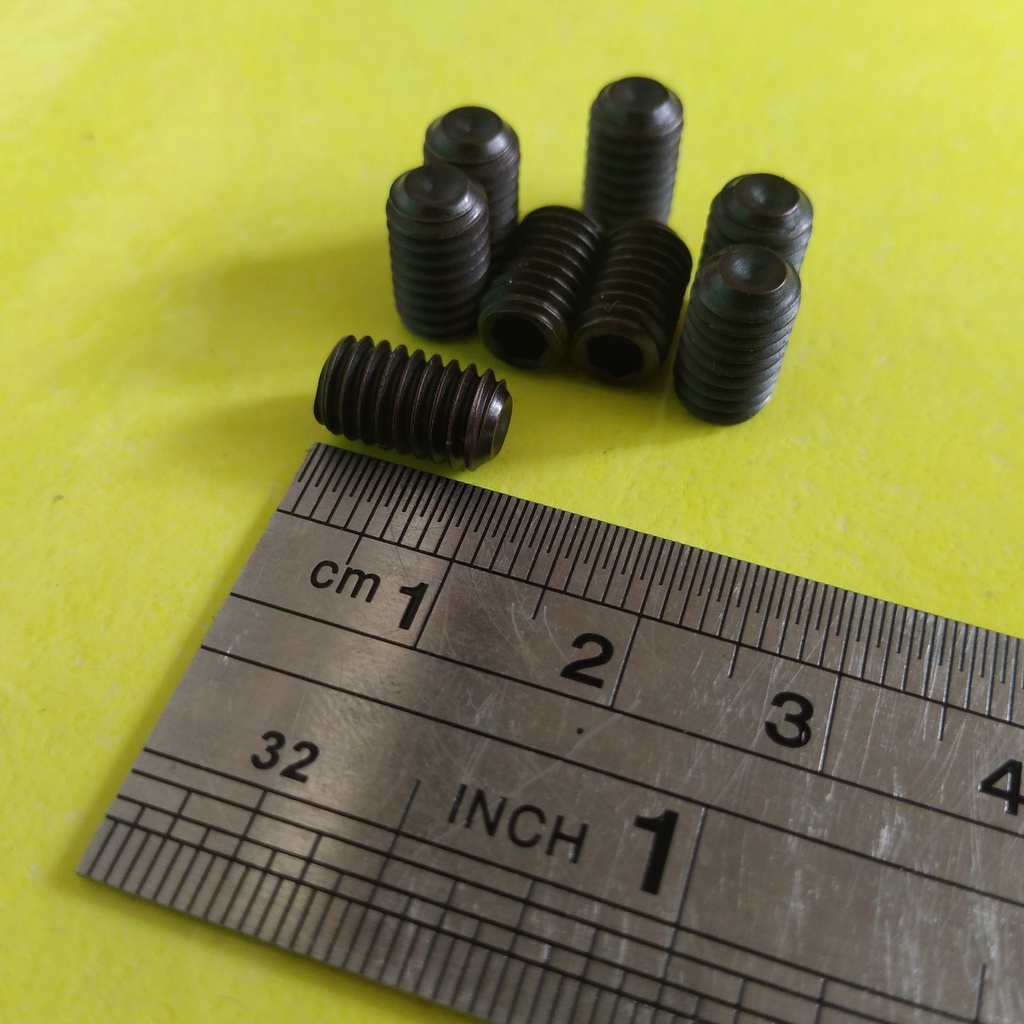 Jual BAUT L TANAM M6 X 10 BAJA KUNCI L3 / L 3 / BAUT L TANAM M6X10 / BAUT L SET M6X10 BAJA HITAM ...