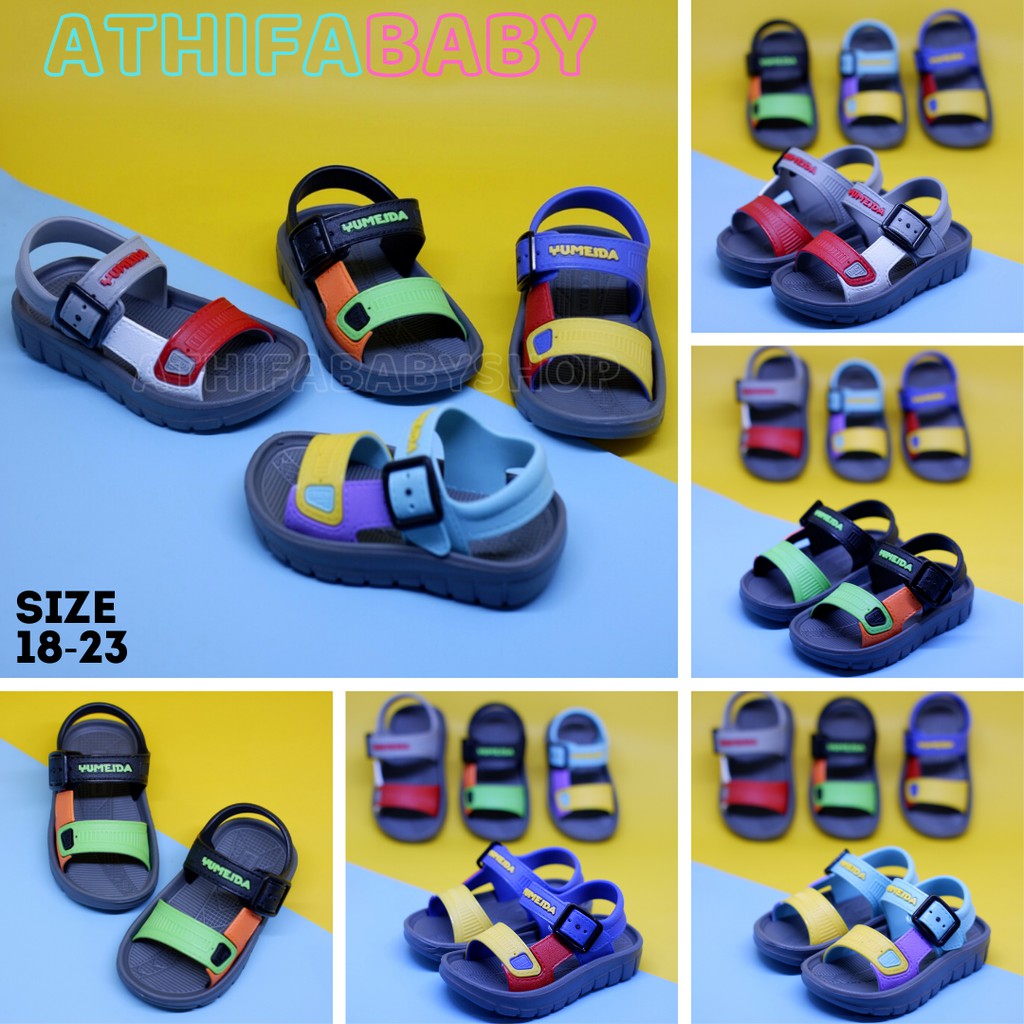 Sepatu Sandal Anak Laki Usia 6 Bulan 1 2 3 Tahun Size 18-23 Sendal ...