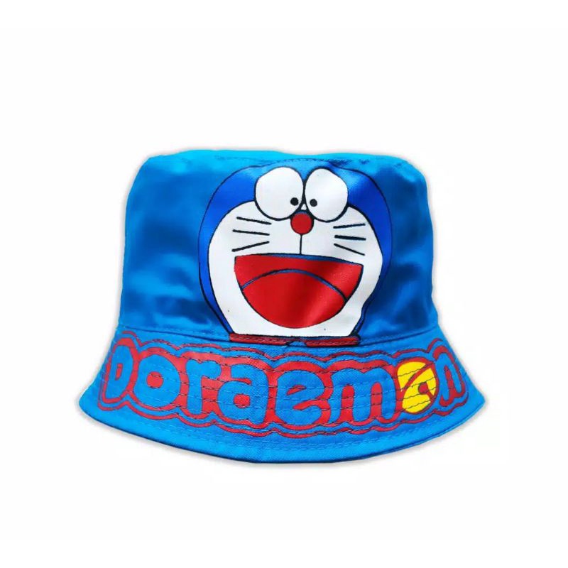Jual Topi Bucket anak laki-laki & perempuan / Topi Doraemon / Topi anak ...