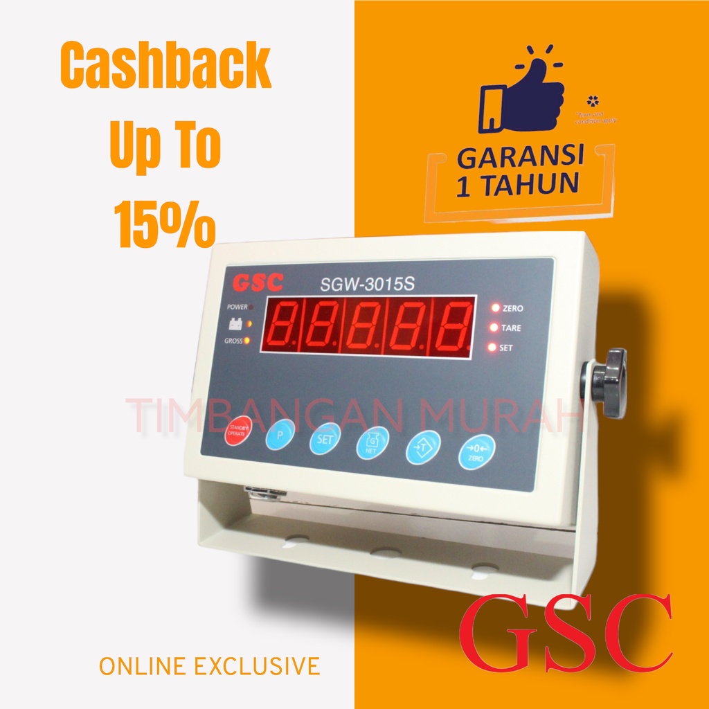 Jual Indicator Jembatan Timbang / Truck Scale / GSC 3015s | Shopee Indonesia