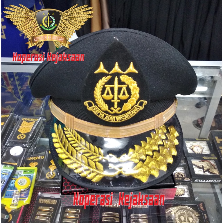Jual TOPI PET PDU JAKSA KEJAKSAAN RI PATI PRIA GOL 4C 4D 4E | Shopee ...