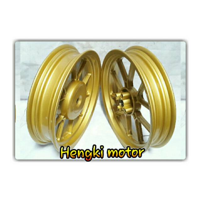 Jual Velg racing Vario 125/150 lebar 300/250/14 warna gold mars ...