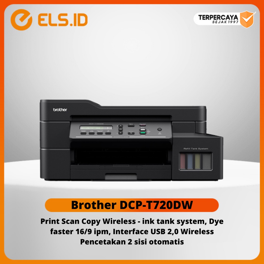 Jual Printer Brother DCP-T720DW Print Scan Copy Wirelles Indonesia|Shopee Indonesia
