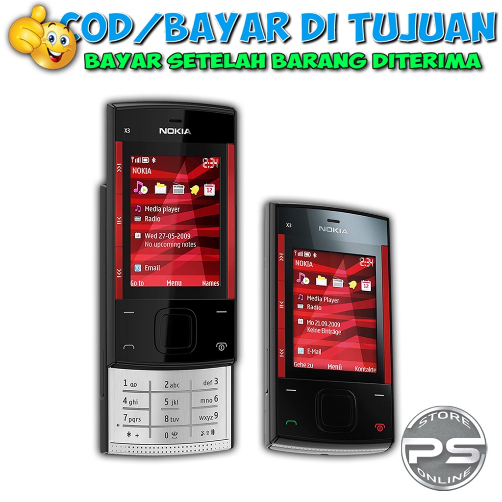 Jual HP Nokia X3-00 Sliding- HP Jadul - HP sliding / geser ...