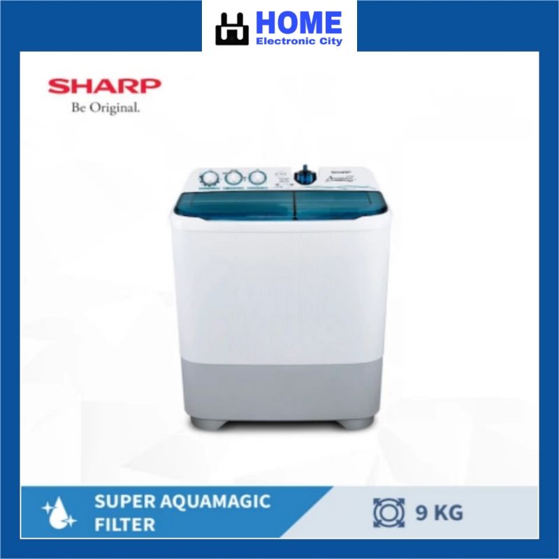 Jual Sharp ES-T1090 Mesin Cuci 2 Tabung / Garansi Resmi | Shopee Indonesia