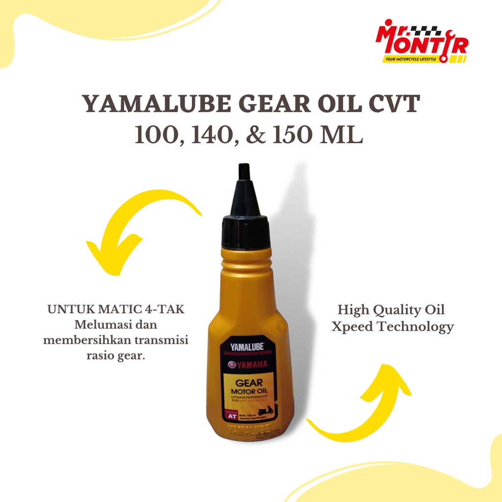 Jual OIL GEAR/OLI GIR GARDAN MOTOR MATIC 4 TAK YAMALUBE OIL GEAR CVT ...