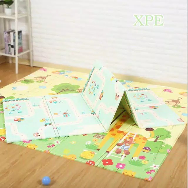 Jual Matras Playmat Tikar Busa Lipat / Tikar Polifoam Tebal Bermotif 2 ...