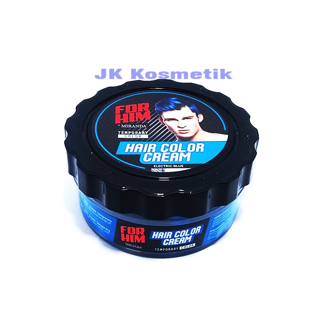 Jual Miranda Pomade Warna BIRU Hair Color Cream 80 gr | Shopee Indonesia