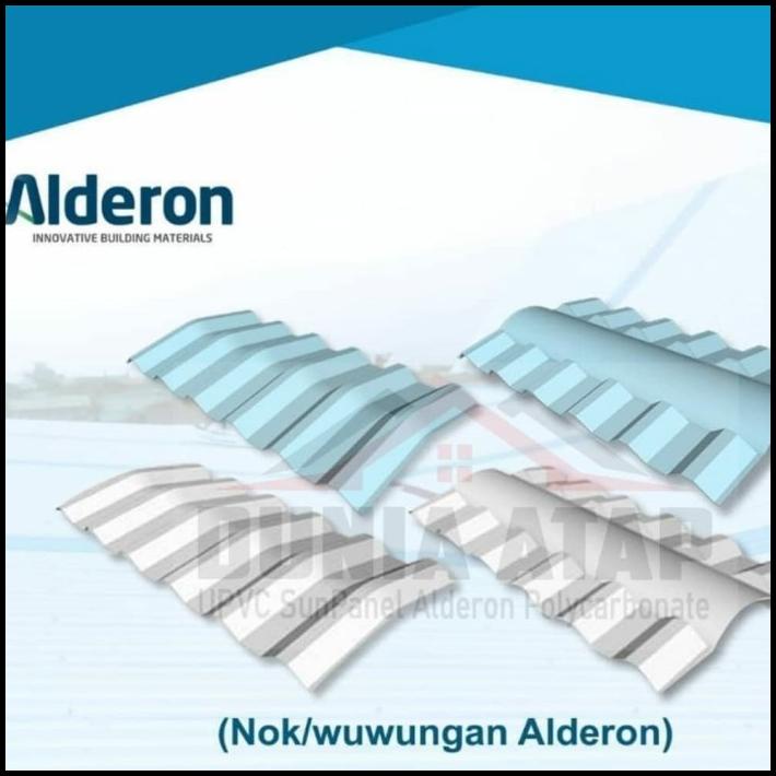 Jual Nok / Wuwungan Upvc Atap Alderon R830 10Mm | Shopee Indonesia