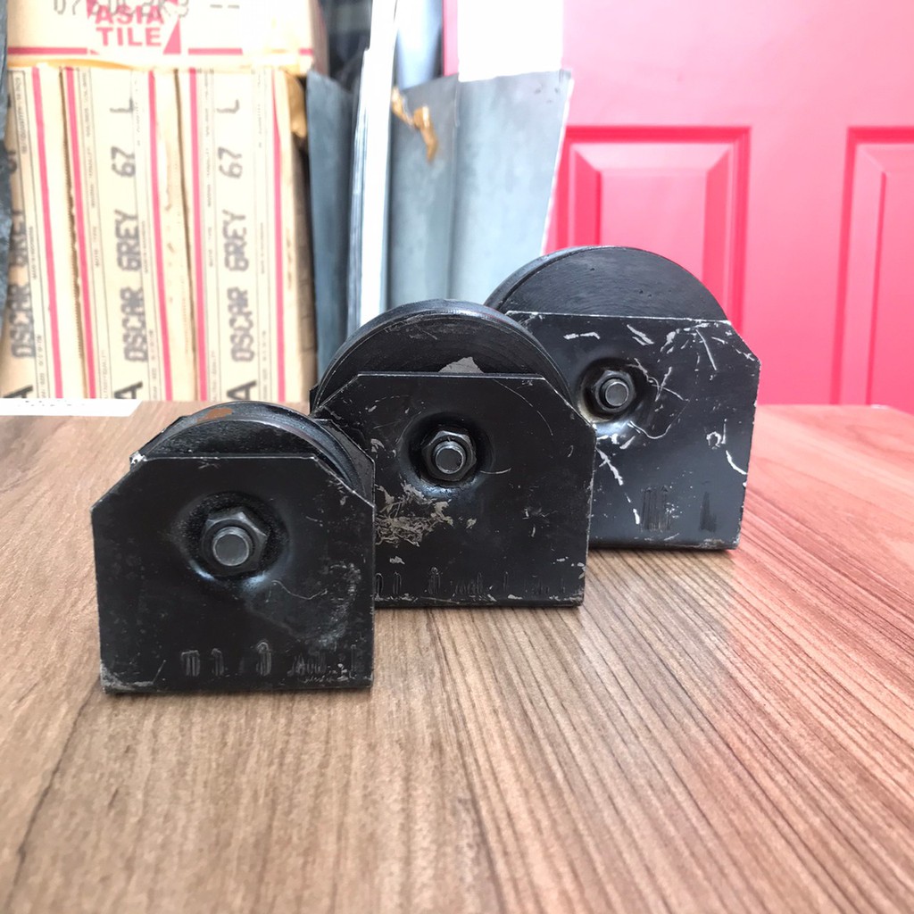 Jual roda bubut besi as roda pintu gerbang roda Super 6 cm, 8 cm, 10 cm ...