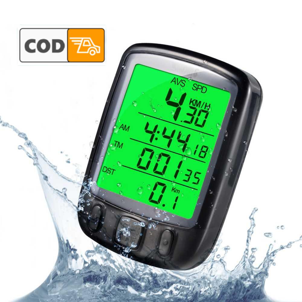 Jual Speedometer Sepeda LCD Multifungsi Waterproof Tampilan Waktu Yang ...