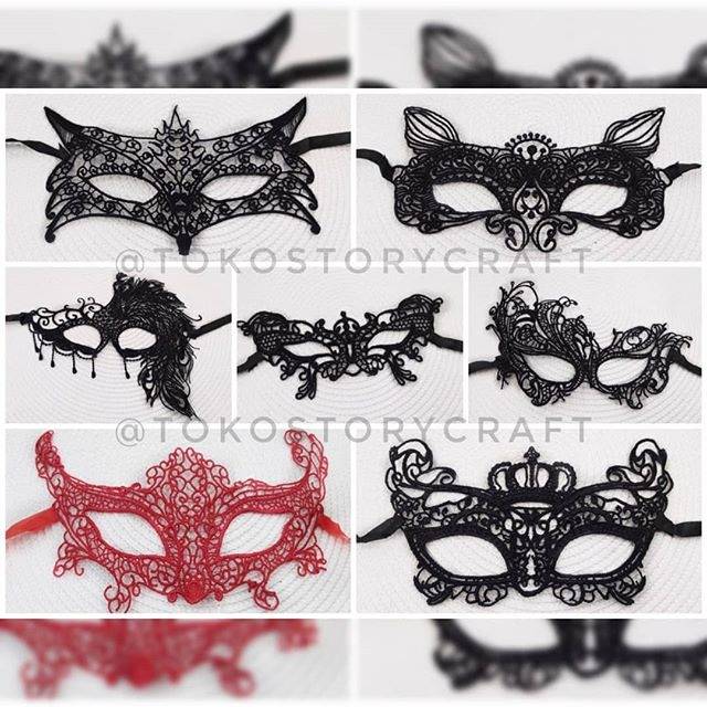 Ragam Topeng Pesta / Mask Party / Lace Mask / Topeng Masquerade ...