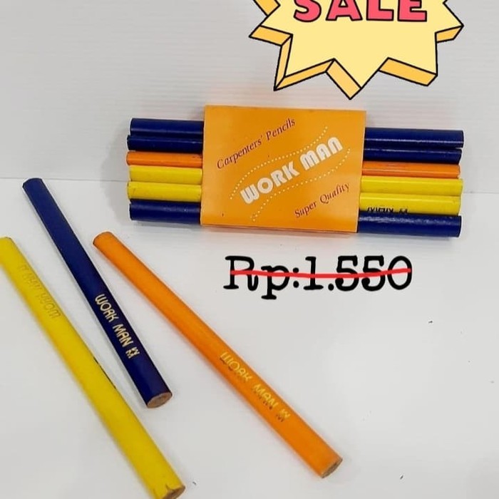 Jual Pensil Tukang Kayu | Pensil Kayu | Pensil Bangunan | Carpenter ...