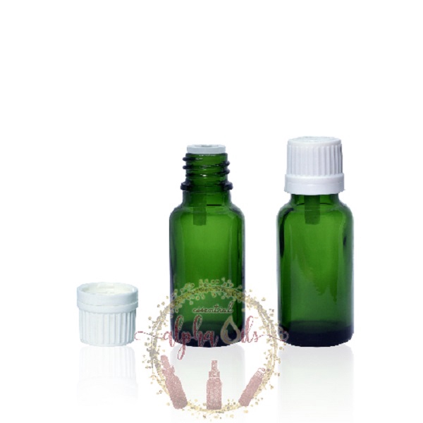 Jual Botol Dropper Kaca 20ml - Botol Hijau Tutup Putih | Shopee Indonesia