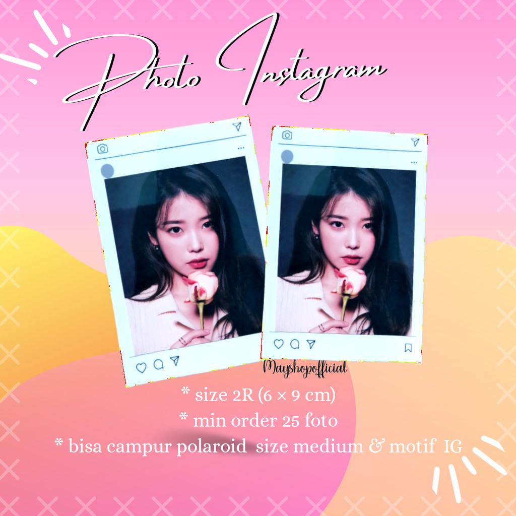 Jual CETAK PHOTO Frame Ig FREE LAMINASI | Shopee Indonesia