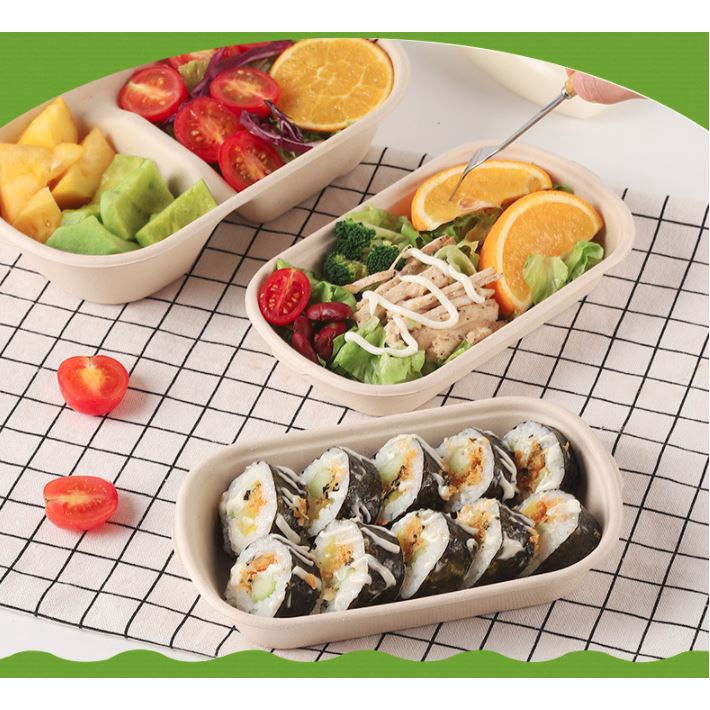 Jual Food Container Kotak Makanan Lunch Box Packaging Makanan Serat ...