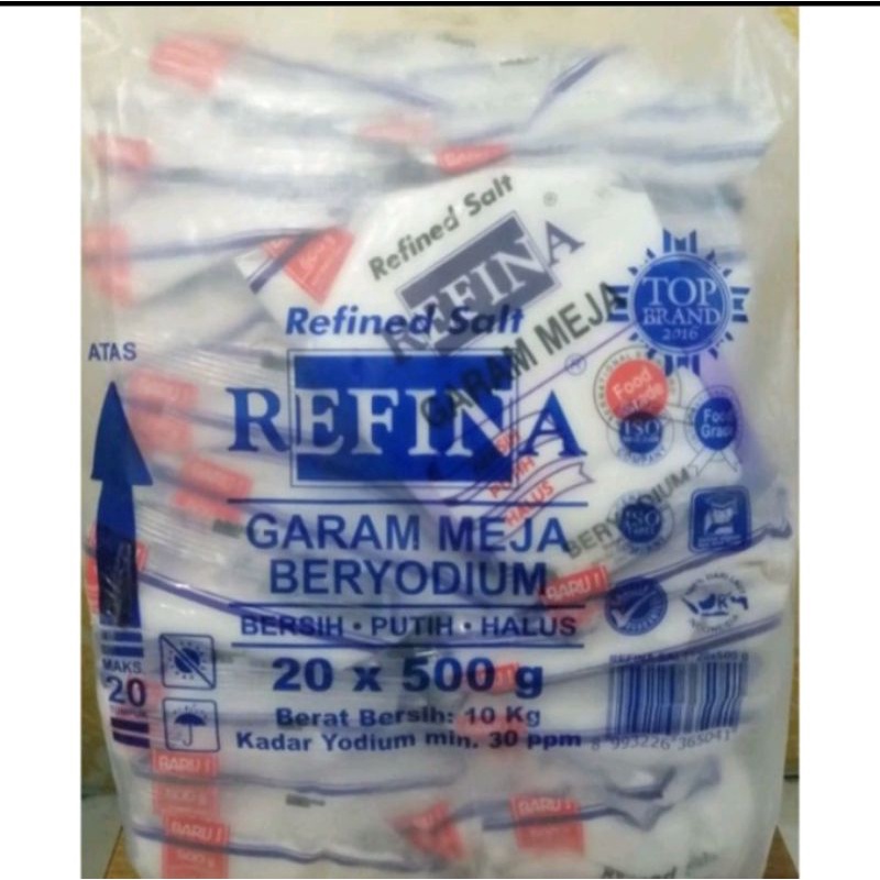Jual Garam Refina 500 gr | Shopee Indonesia