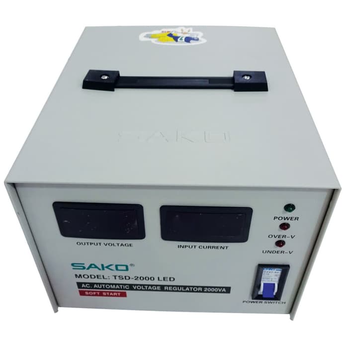Jual Stabilizer Listrik SAKO TSD-2000VA LED Digital / Stabil 2000 VA ...
