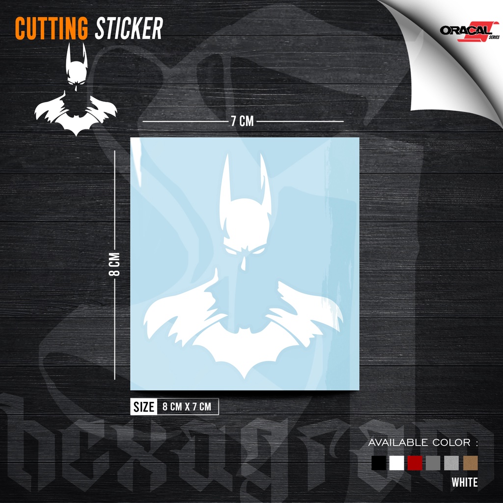 Jual Cutting Sticker Batman Siluet | Stiker Cutting Batman Siluet ...