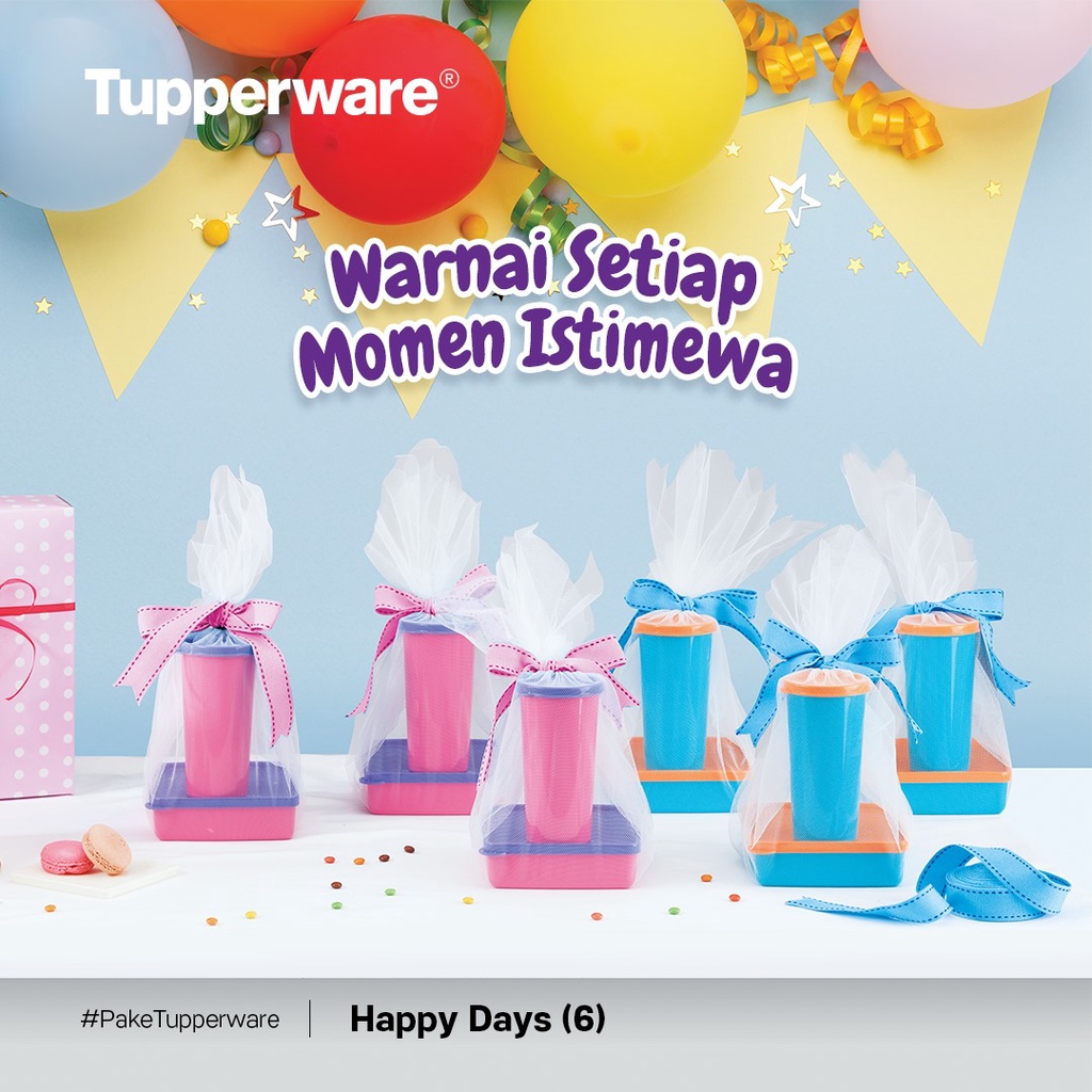 Jual Tupperware Happy Days 12pcs | Shopee Indonesia