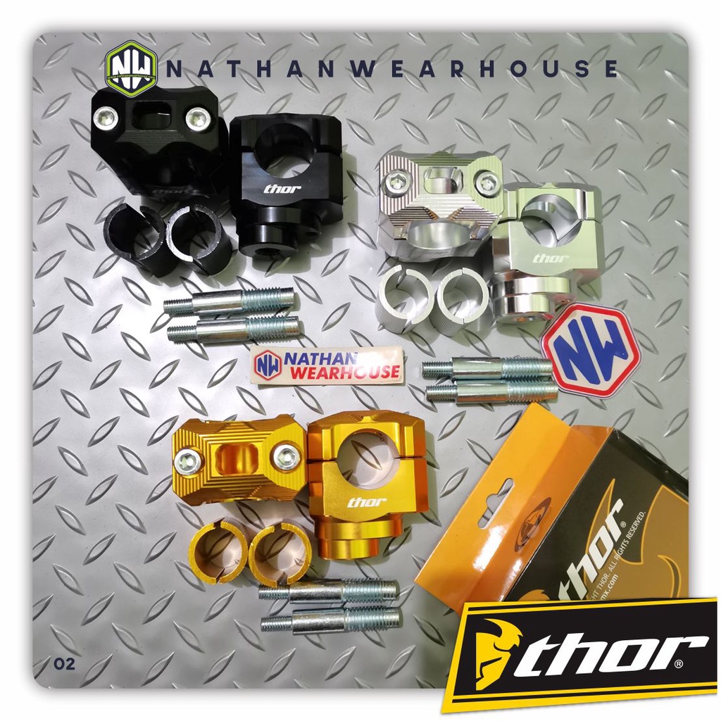 Jual Raiser Riser Stang Plus Ring CNC CRF KLX KTM YZ KX Dtracker Thor ...