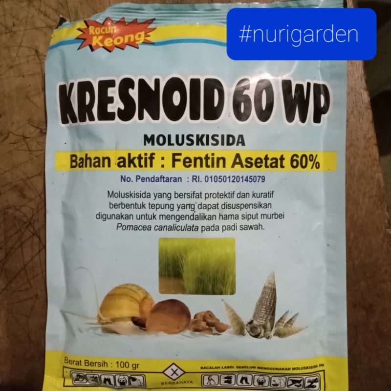 Jual racun keong KRESNOID 60WP Moluskisida | Shopee Indonesia