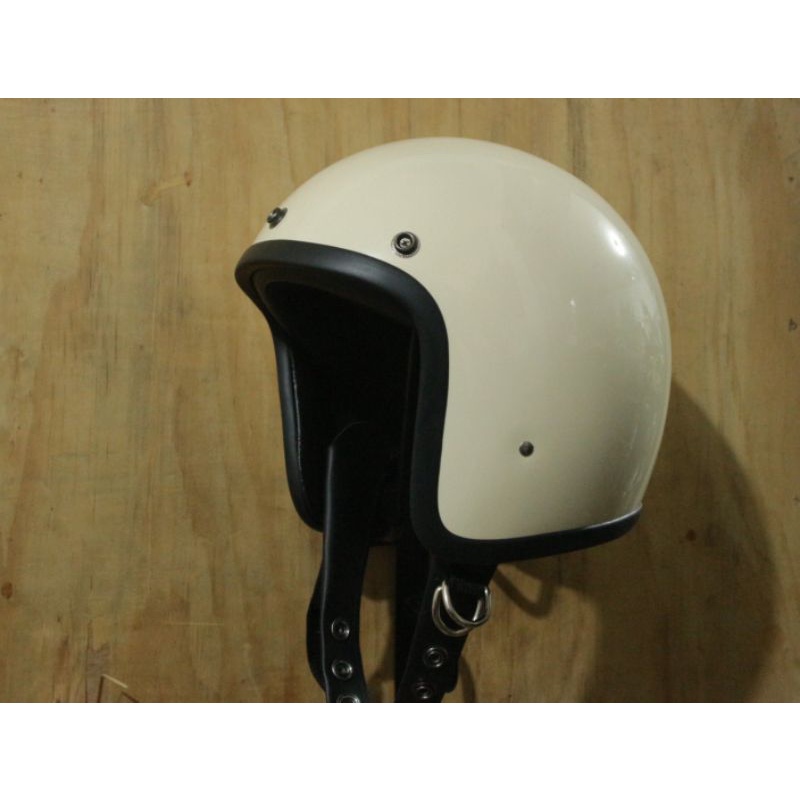 Jual Helm Slim Head Chopper Tx500 cream | Shopee Indonesia