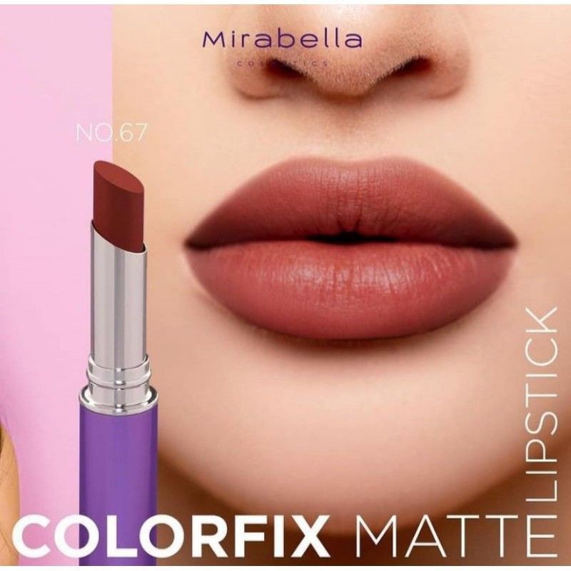 Jual MIRABELLA COLORFIX LIPSTICK 2.3GR ( MATTE LIPSTICK ) | Shopee ...