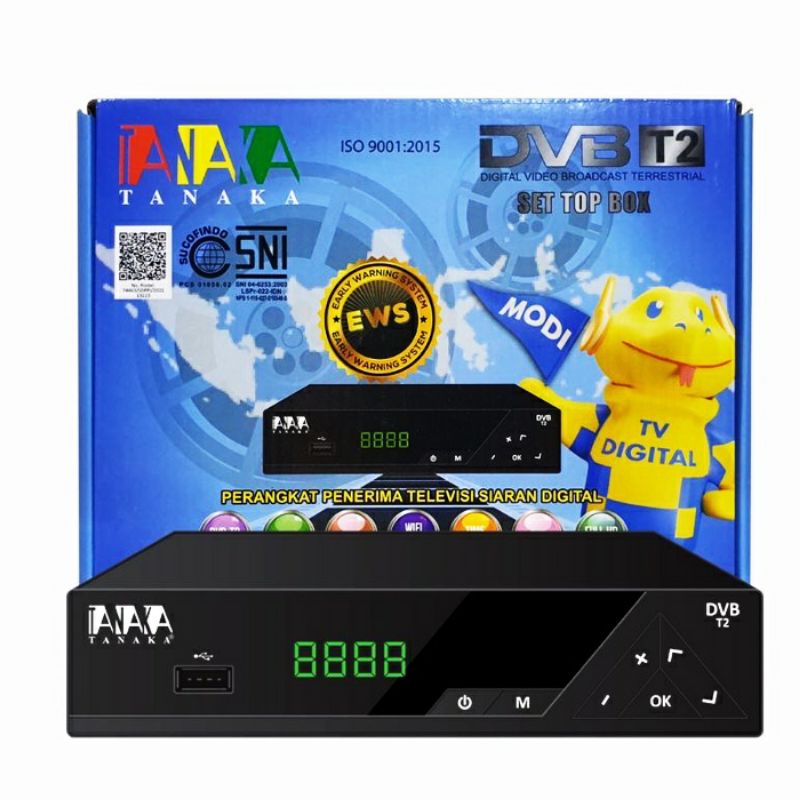 Jual Set Top Box DVB-T2 Merk TANAKA - versi terbaru |Set Top Box DVB-T2 ...