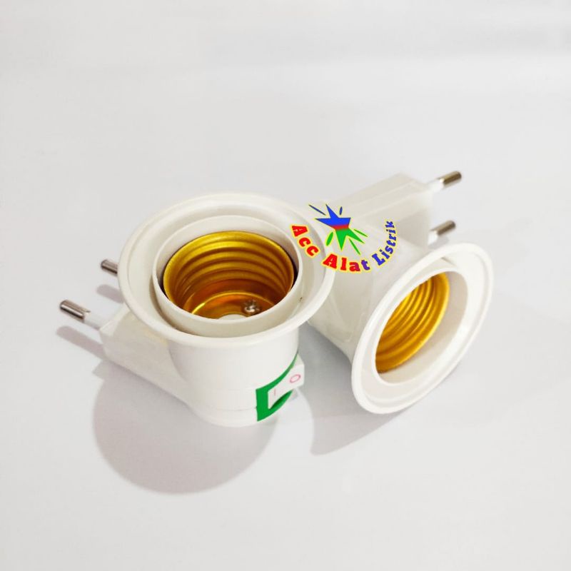 Jual Ftting Colok / Fitting Lampu Colok Saklar On Off | Shopee Indonesia