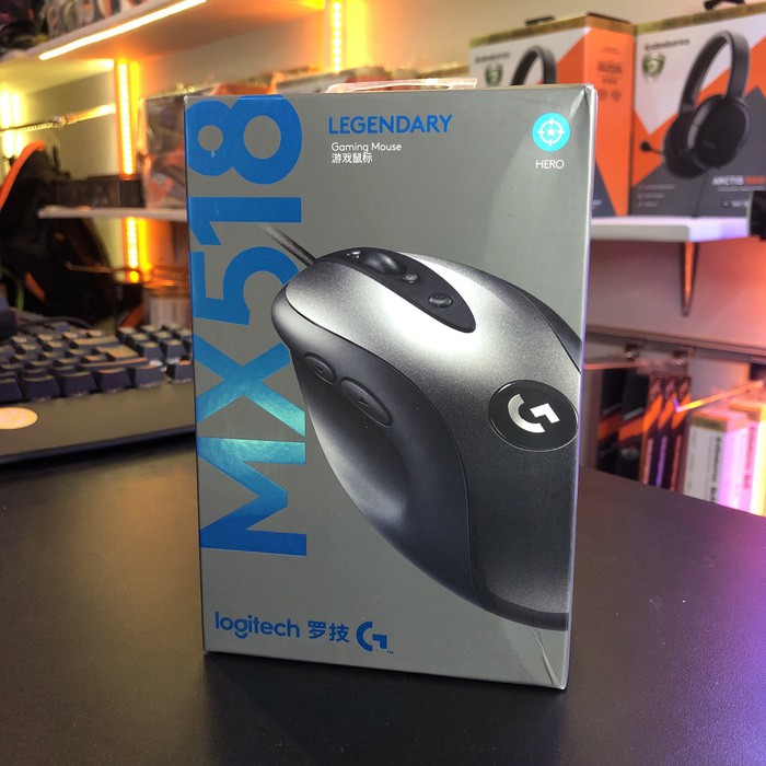 Jual Logitech MX518 Hero 16K Gaming Mouse | Shopee Indonesia