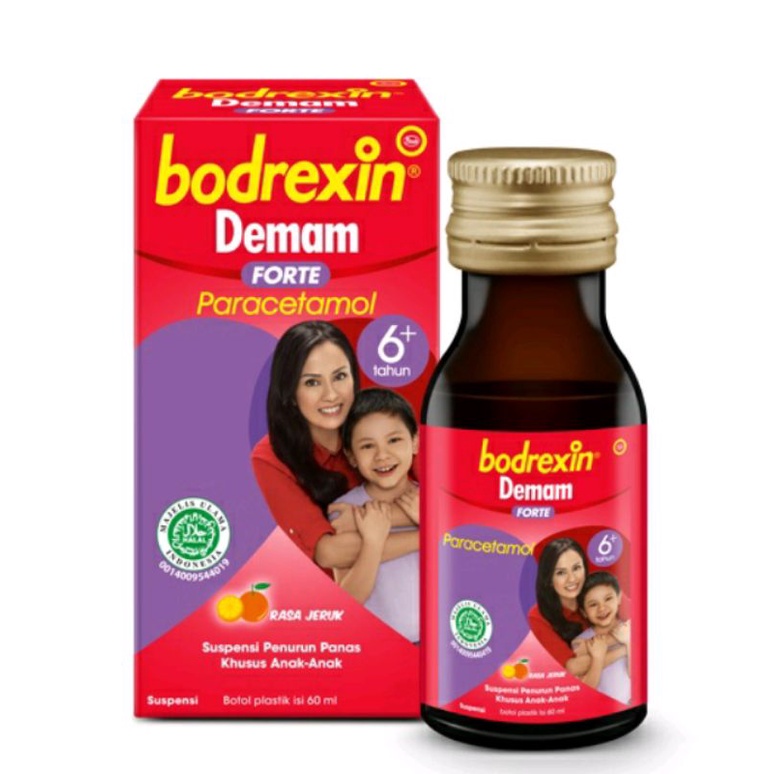 Jual Bodrexin Demam Forte Suspensi/60ml Botol Sirup Anak | Shopee Indonesia