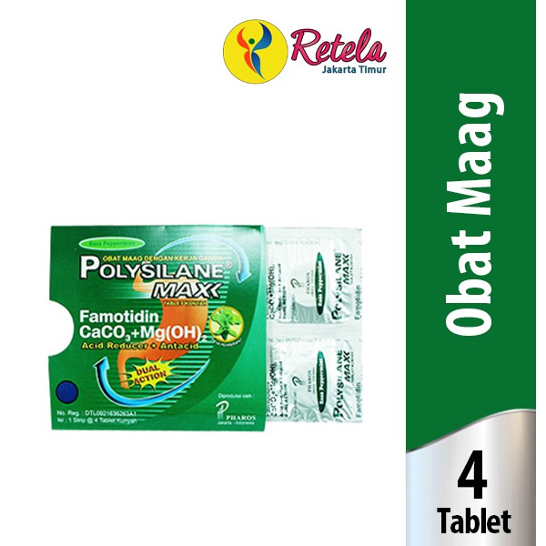 Jual Polysilane Max Tablet - Obat Maag / Sakit Maag / Asam Lambung ...