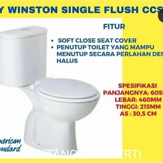 Jual Closed Closet Duduk American Standard My Winston Putih | Shopee ...