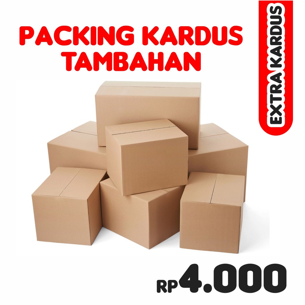 PACKING KARDUS TAMBAHAN Pengaman Paket Extra Kardus | Shopee Indonesia