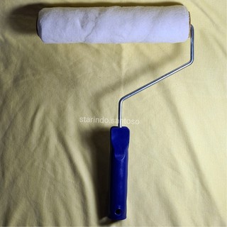 Jual KUAS ROLL 9" inch set tangkai cairan cat tembok dinding ukuran 9 ...