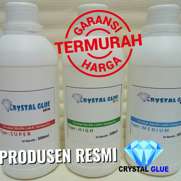 Jual lem akrilik medium 250ml / lem acrylic / lem mika / lem crystal ...