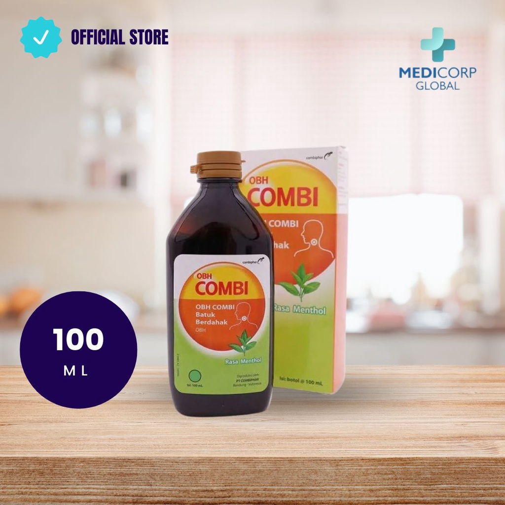 Jual OBH Combi obat batuk berdahak hitam herbal botol 100 ml | Shopee ...