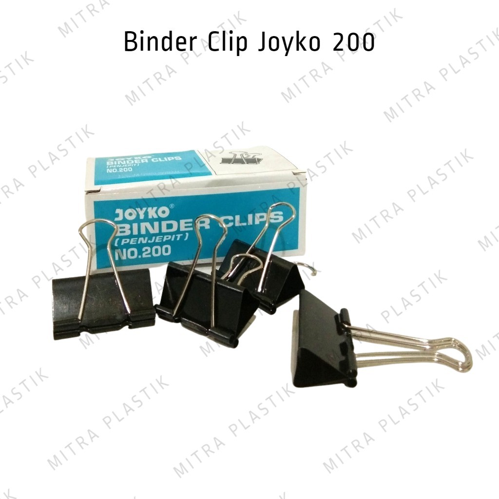 Jual Binder Clips Joyko Binder Clips No 200 Penjepit Kertas Besar Paper ...