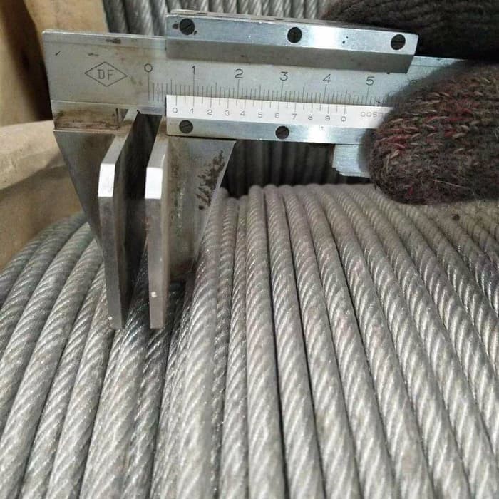 Jual Tali Kawat Baja / Kabel Seling / sling 6mm lapis PVC / Steel Wire Rope | Shopee Indonesia