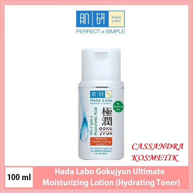 Jual HADALABO GOKUJYUN ULTIMATE MOIST LOTION 100ML /HADALABO LOTION ...