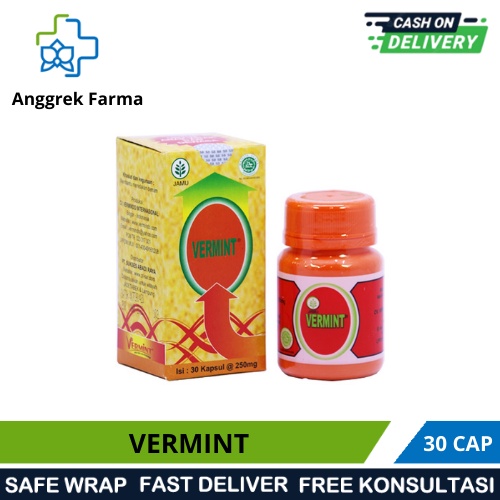 Jual VERMINT 30 CAPSUL / OBAT CACING UNTUK TIPES/DEMAM | Shopee Indonesia