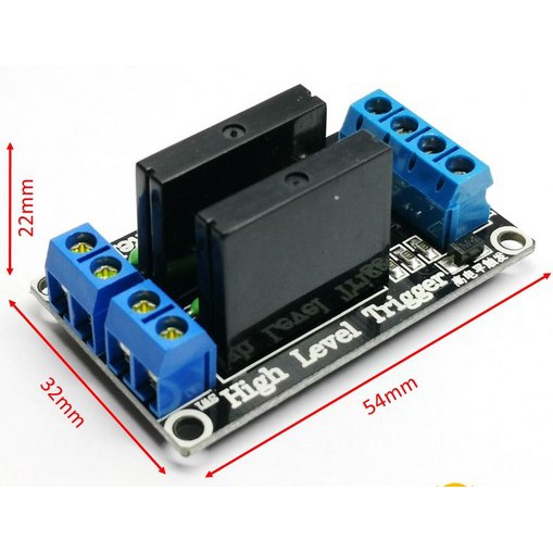 Jual SOLID STATE RELAY SSR 2 CHANNEL 5VDC HIGH LEVEL TRIGGER Indonesia ...
