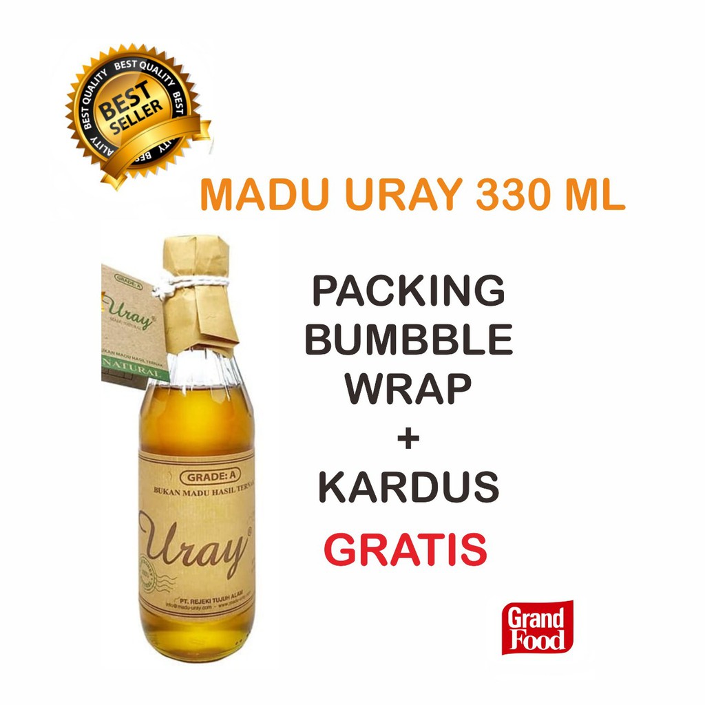 Jual Madu Uray 330ml (100% Raw Natural Honey) | Shopee Indonesia